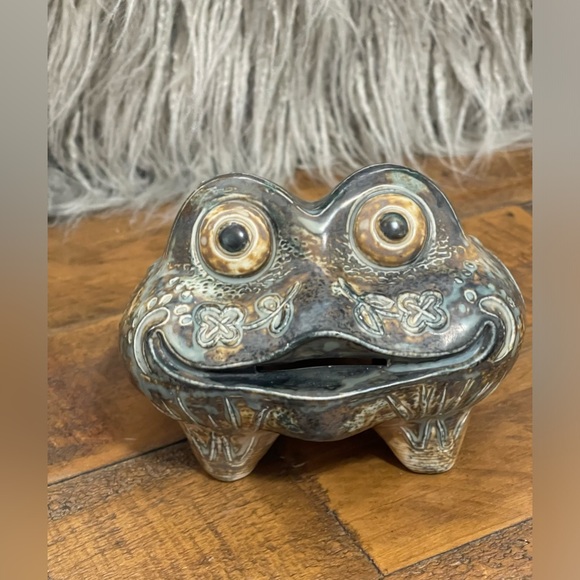 Vintage | Art | 96s Pottery Frog Bank Vintage Otagiri Omc Japan Figural ...